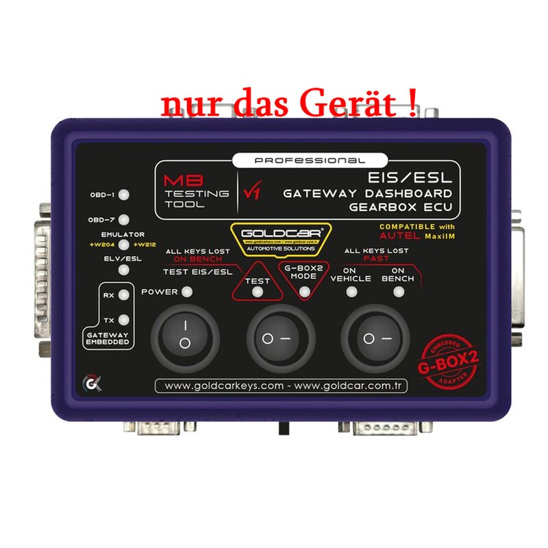 Professional MB Testing Tool EIS/ESL Gateway Dashboard Gearbox Ecu Co
